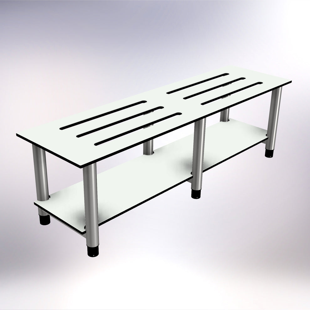 Changing Room Free Standing Bench Stainless Steel 1450mm – Saville ...
